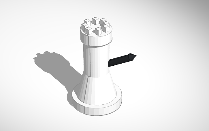 3D design Wizard rook | Tinkercad