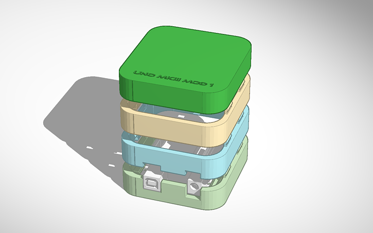 3D design Arduino Uno Modular Enclosure MKIII Mod 1 (WIP) - Tinkercad