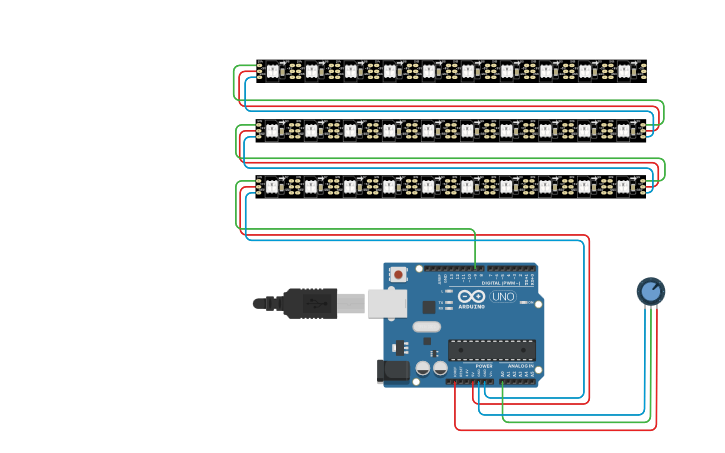 Circuit design NP Aufgabe 4 - 2021 - Tinkercad
