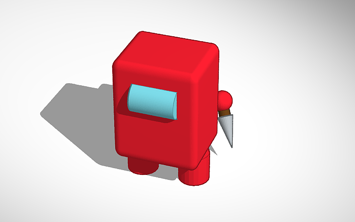 3D design Among Us - Tinkercad