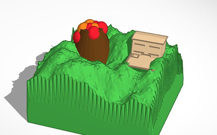 3D design Volcano | Tinkercad