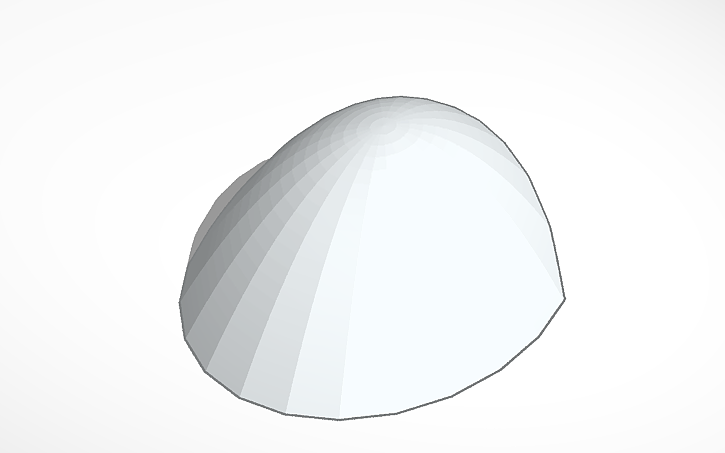 3D design Clam Shell Shoulder Base - Tinkercad