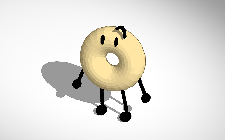 3D design donut bfb - Tinkercad