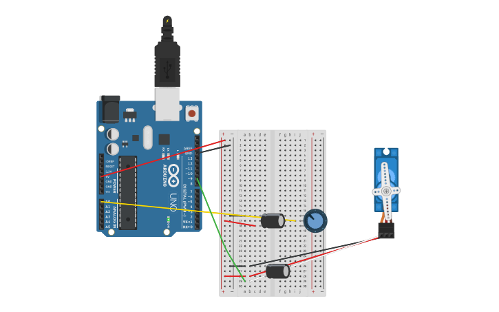 Circuit design Mood cue - Tinkercad