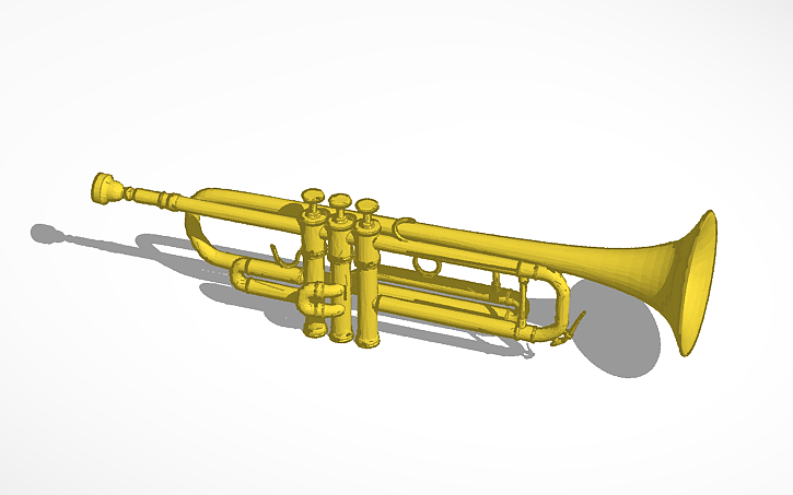 3D design Trumpet - Tinkercad