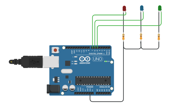 Circuit design 2019-2 - ITE gr81 - Ejercicio en clase: comunicacion serial - Tinkercad