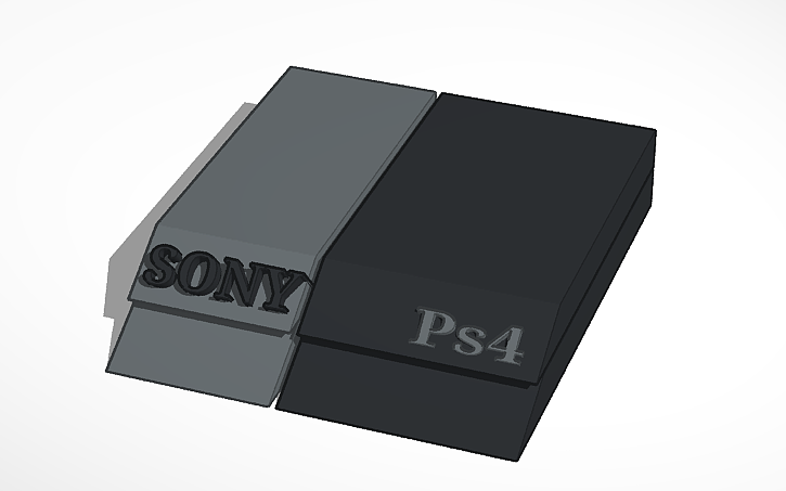 3D design PS4 - Tinkercad