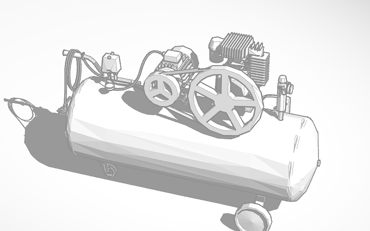 3D design Compressor - Tinkercad