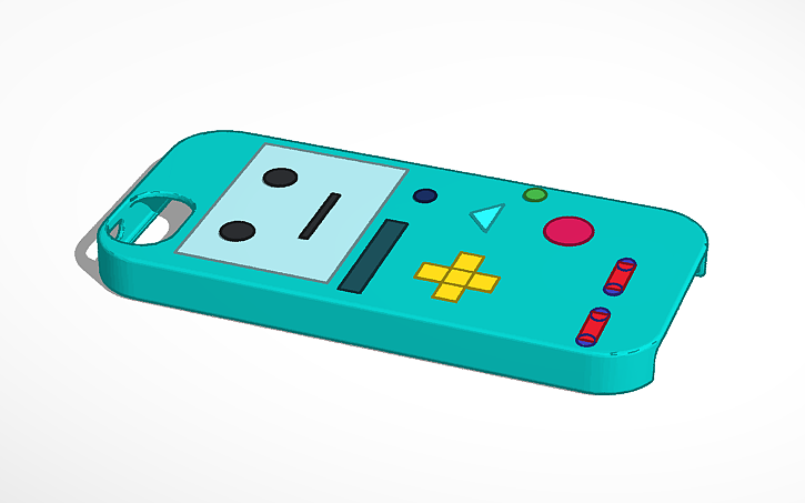 3D design BMO case Iphone 5 - Tinkercad