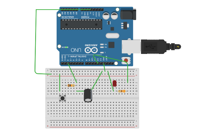 Circuit design Trick switch project - Tinkercad