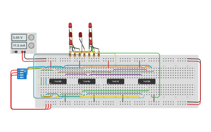 Circuit design Bodacious Jofo - Tinkercad