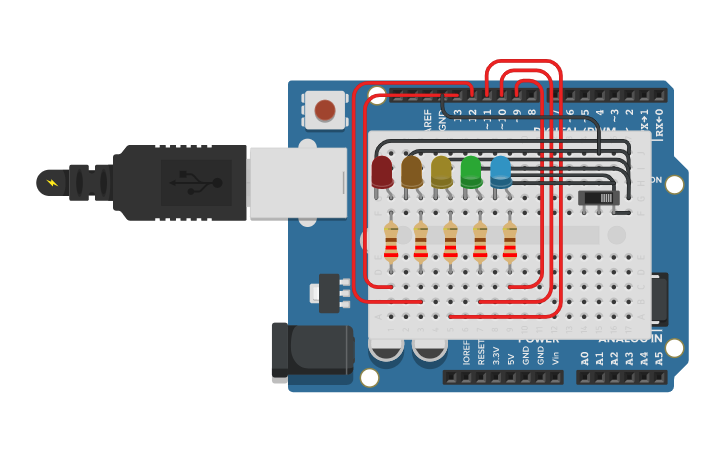 Circuit design My First Program | Tinkercad