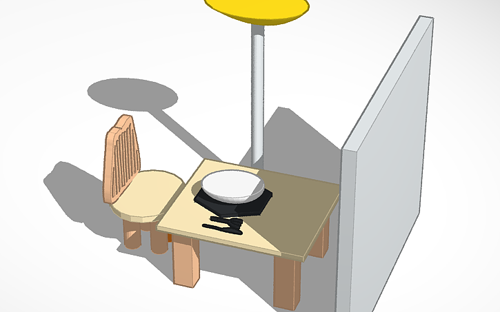3D design STOL Z POWYŁYMYWANYMI NOGAMI KAJETANSKIMI | Tinkercad