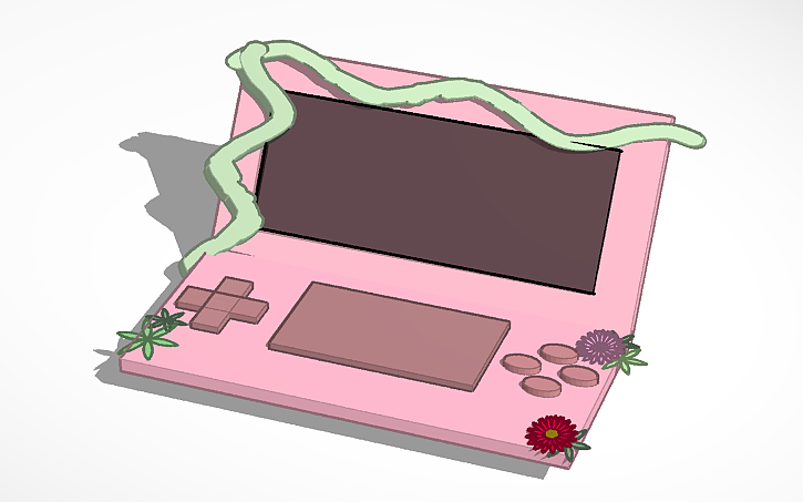 3D design Pink gaming... Thing ^_+ - Tinkercad
