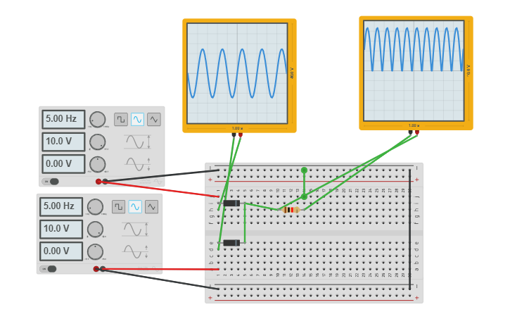 Circuit design Center Tap Rectifier - Tinkercad