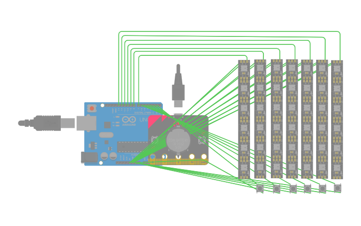 Circuit design Puissance4-Lynn | Tinkercad