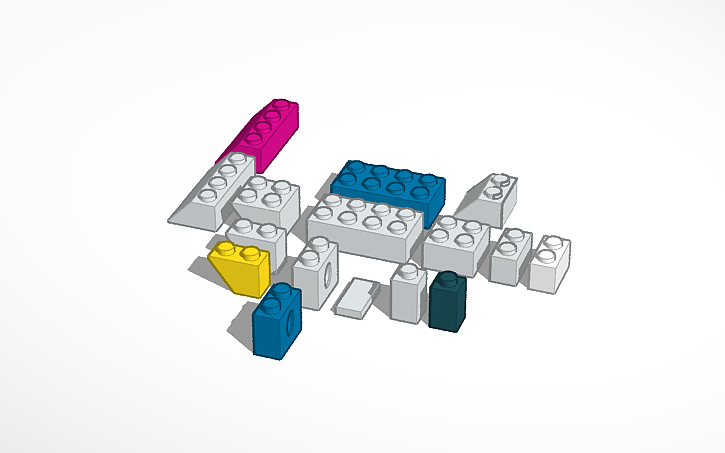 3D design Copy of Real Size Lego Bricks | Tinkercad