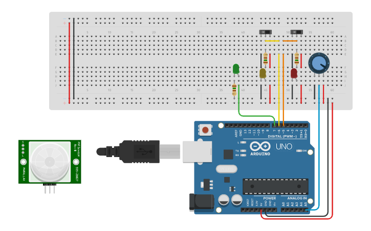 Circuit design 4Aau Simulazione di porte logiche con arduino | Tinkercad