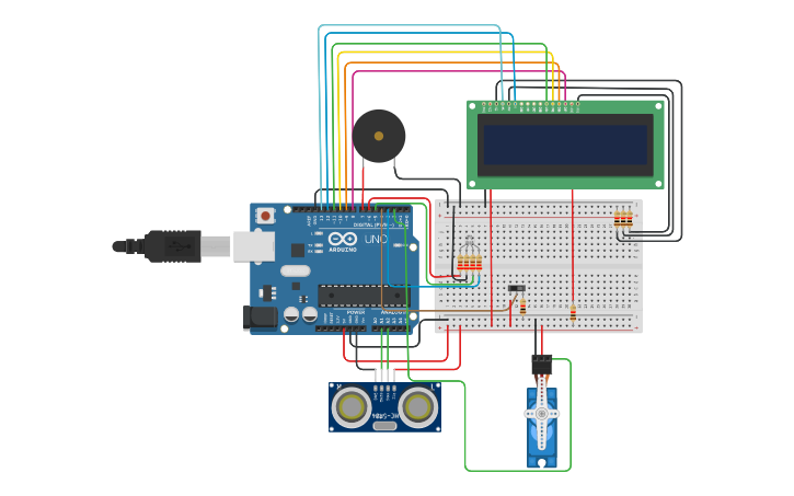Circuit design 自动感应器 | Tinkercad
