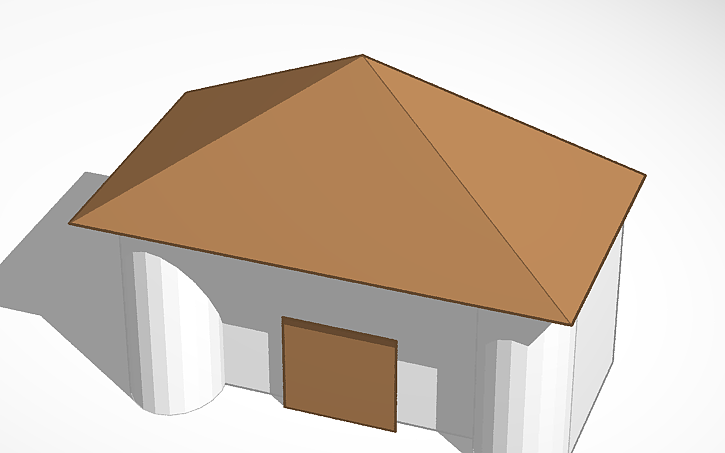 3D design cool house - Tinkercad