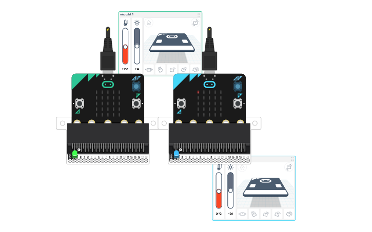 Circuit design drawing micro:bit v3 - Tinkercad