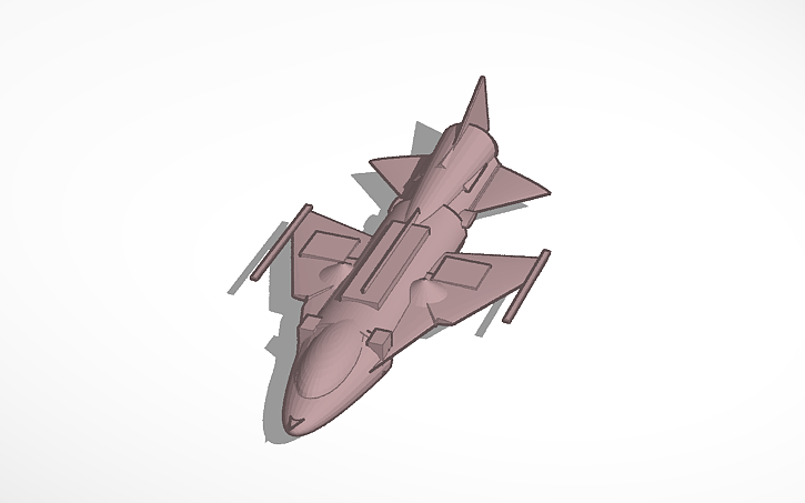 3D design jet plane | Tinkercad