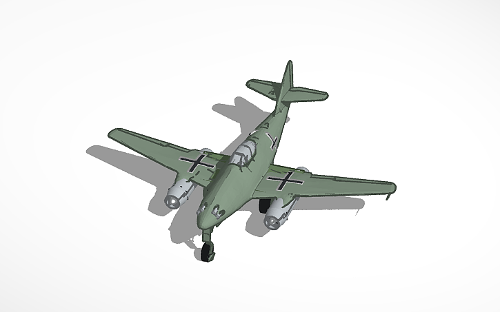 3D design Messerschmitt Me 262(Request by: Caleb Addison ) - Tinkercad