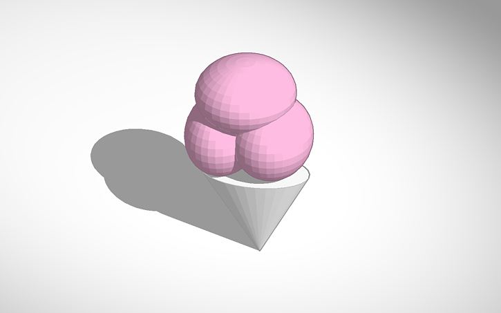 3D design cotton candy | Tinkercad