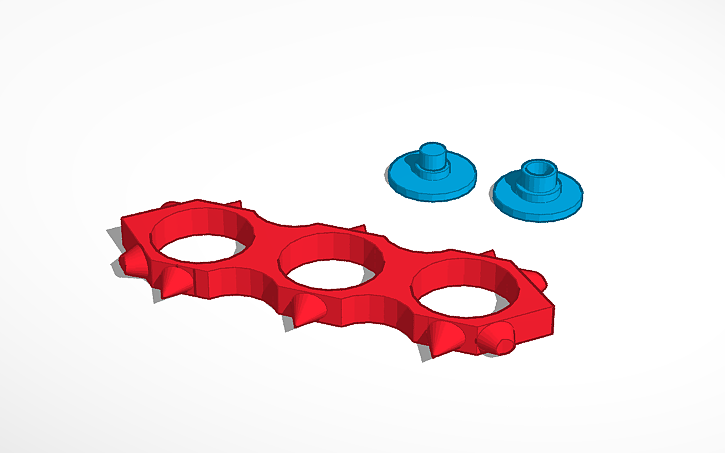 3D design dual spinner | Tinkercad