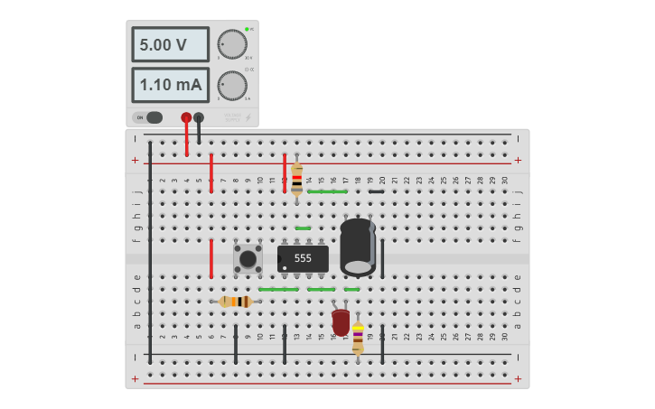 Circuit design Monostable configuration of the NE555 or timer mode (02 ... Circuit design Monostable configuration of the NE555 or timer mode (02 ...