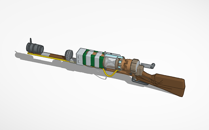3D design Laser Musket (Fallout 4) - Tinkercad