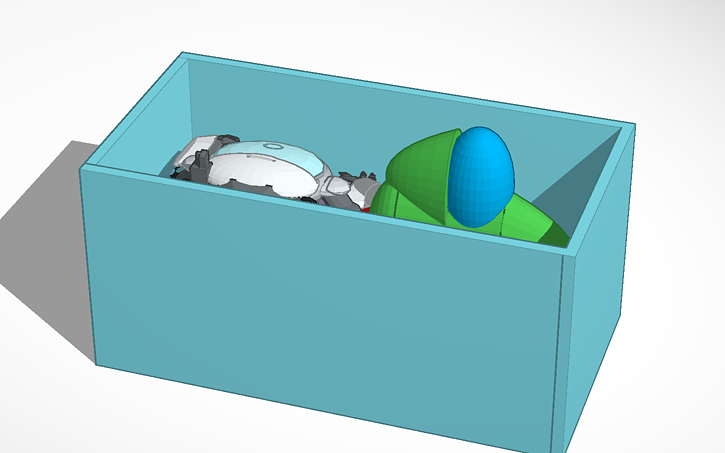 3D design toy box - Tinkercad
