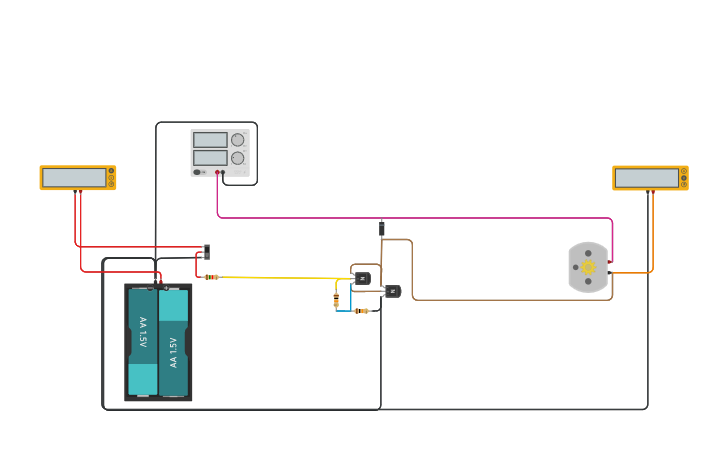 Circuit design UNC5801_Buffer_as_Motor_Driver | Tinkercad