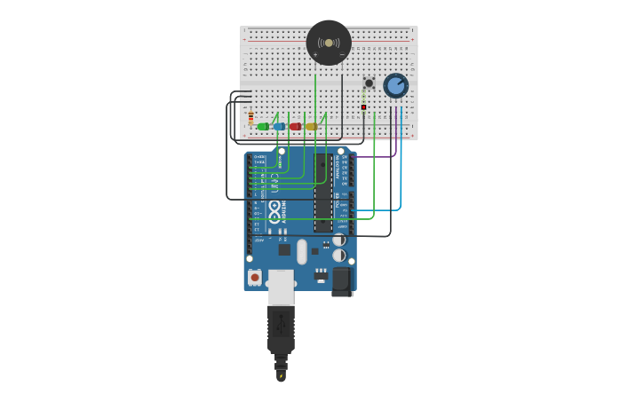 Circuit design desafio 4 - Tinkercad