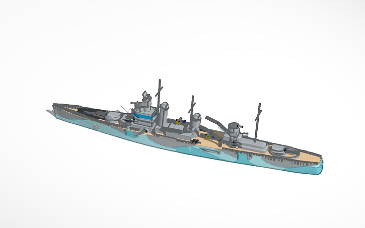3D design USS Omaha - Tinkercad