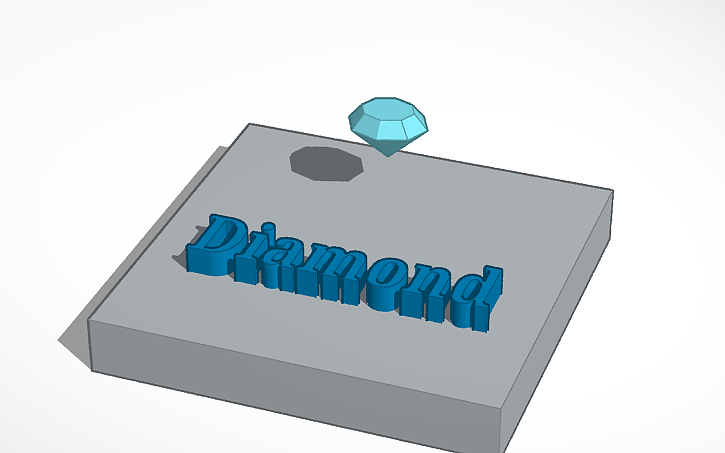 3D design Diamond safe | Tinkercad