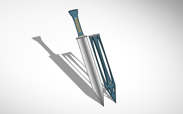 3D design blade in blade - Tinkercad