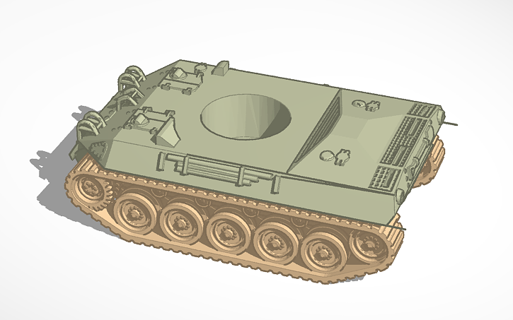 3D design hellcat - Tinkercad