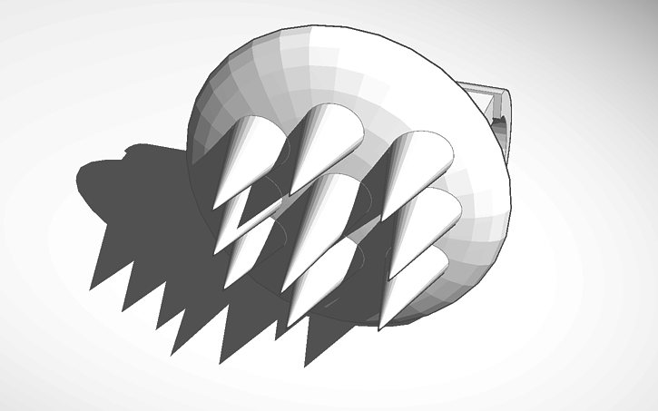 3D design Spiky sheild - Tinkercad