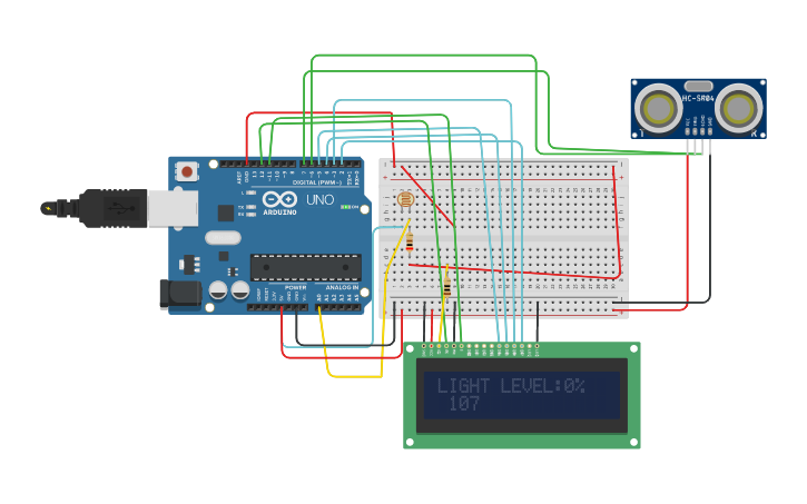 Circuit design iot - Tinkercad