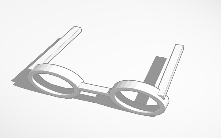 3D design glasses - Tinkercad