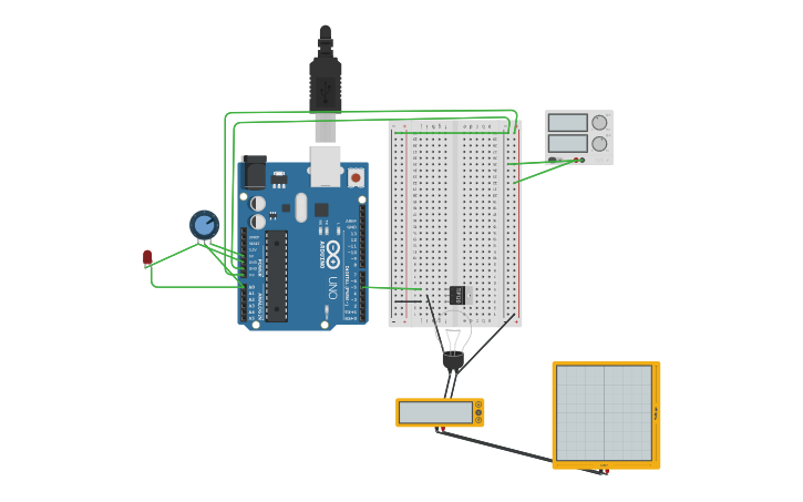 Circuit design Arduino pwm 12V | Tinkercad Circuit design Arduino pwm 12V | Tinkercad