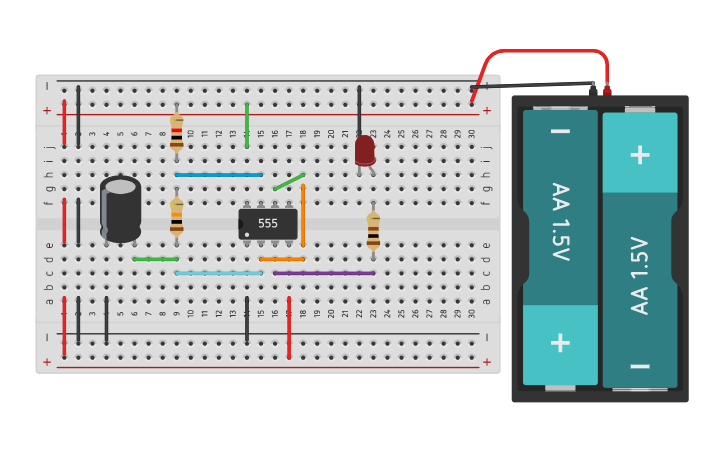 Circuit design Clock - Tinkercad