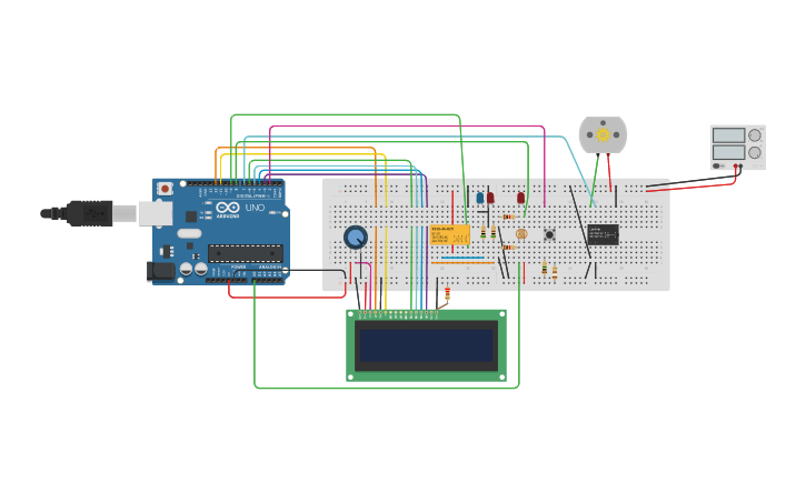 Circuit design Engineering Design II Exam - Tinkercad