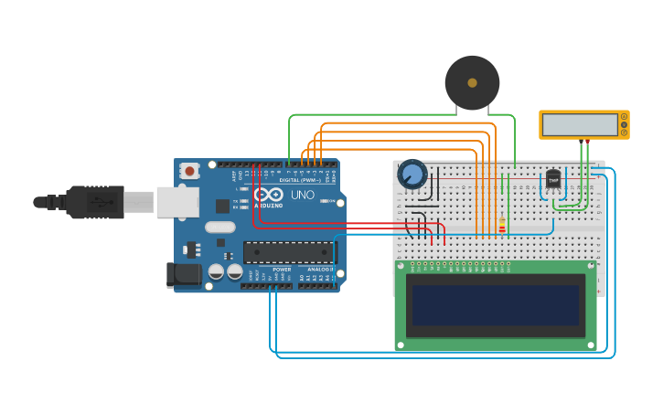 Circuit Design Modul 2 Rangkaian 3 Tinkercad