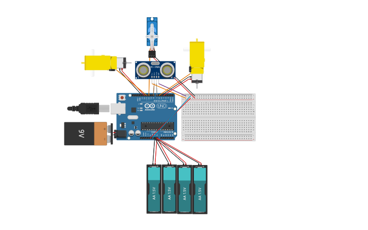 Circuit design Pterodactyl Tank Engine Electronics Layout | Tinkercad
