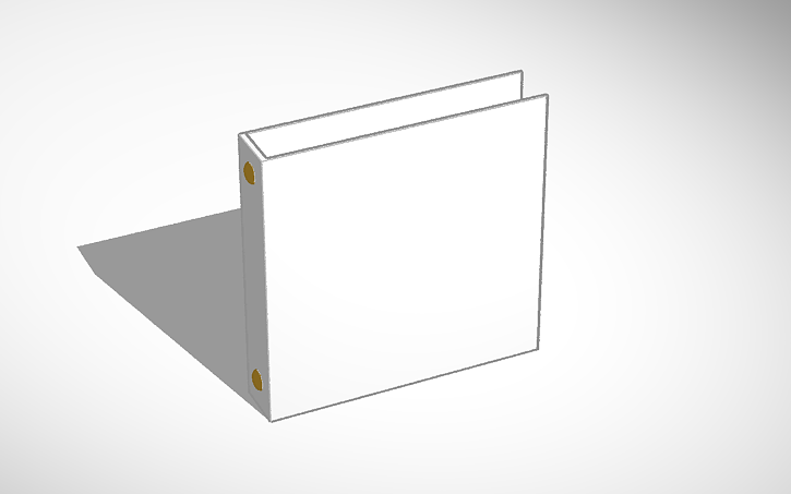 3D design CARPETA - Tinkercad