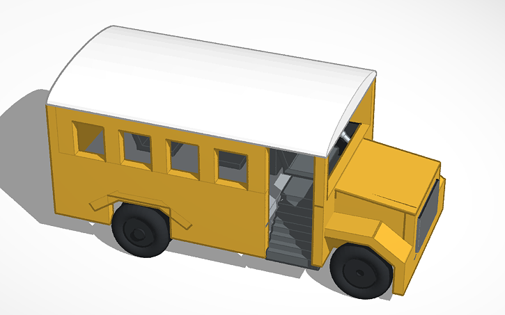 3D design School Bus - Tinkercad