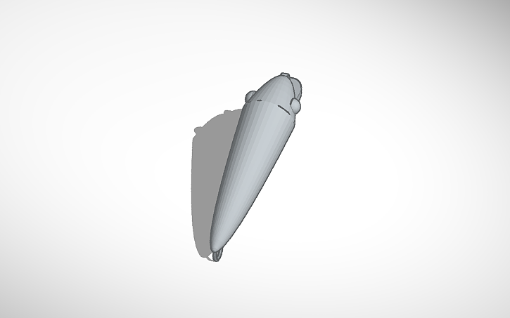 3D design fishing lure - Tinkercad