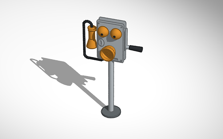 3D design Telephone from splatoon 2 - Tinkercad